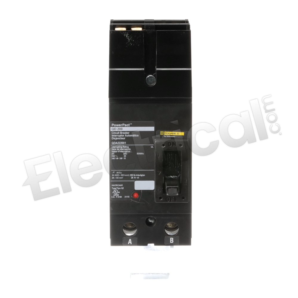 Square D QDA222002 Molded Case Circuit Breaker