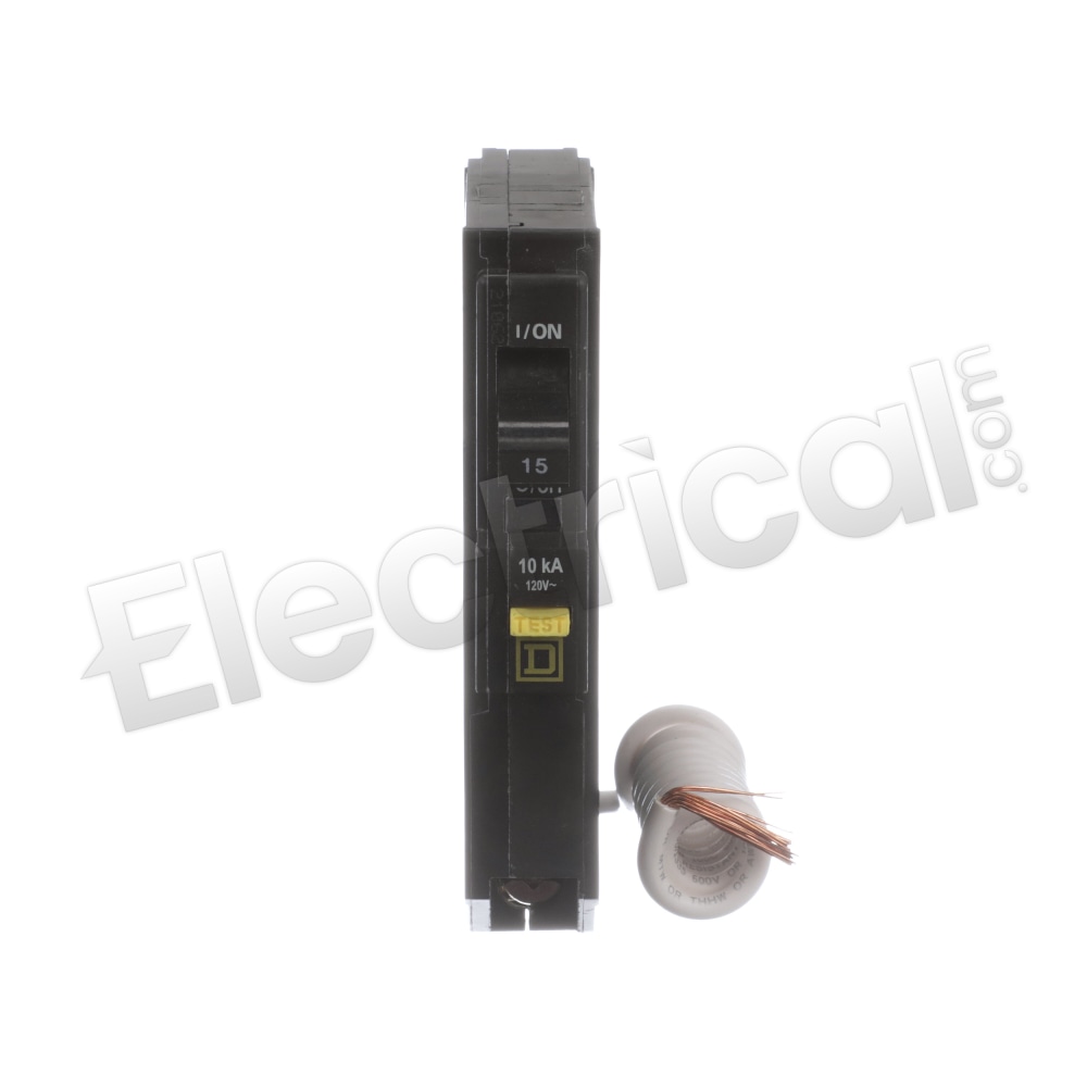 QO115GFI Square D 15A 1P QO Series Molded Case Circuit Breaker
