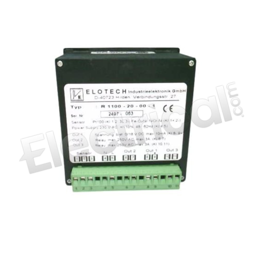 Elotech R1100-20-00-1 Electronic Thermostat Automation