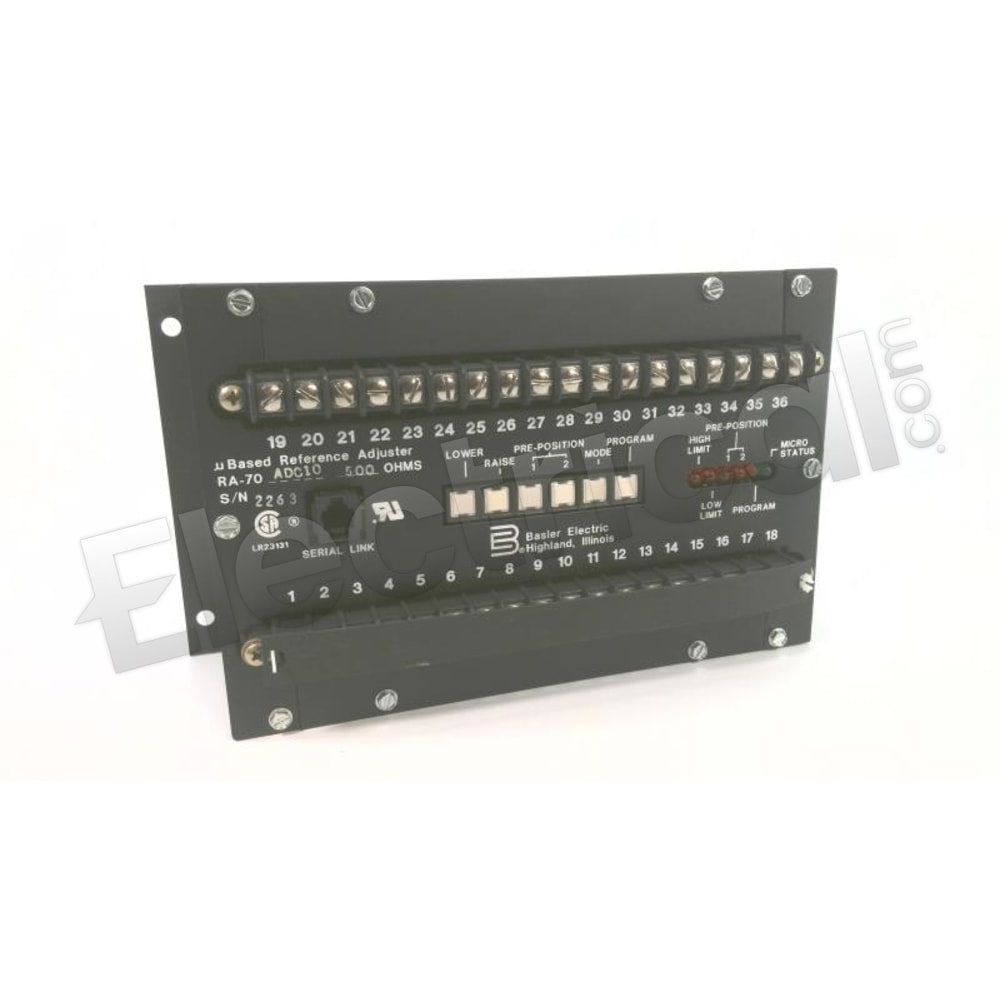 Basler Electric RA-70-ADC10 PLC Module Automation