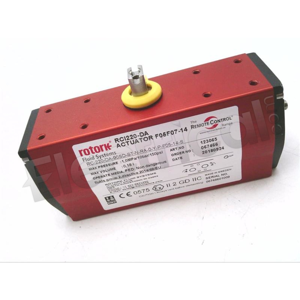 RCI220-DA Rotork Pneumatic Actuator Pneumatic