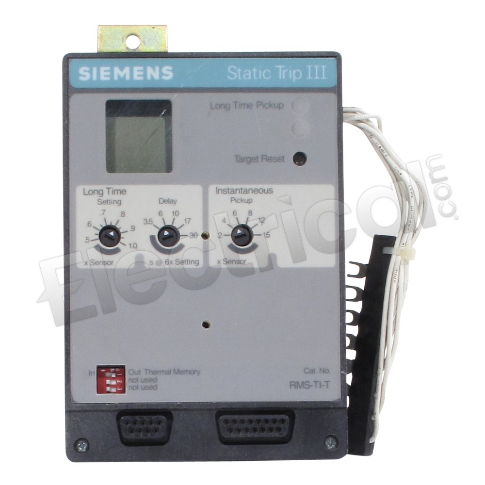 Siemens RMS-TI-T Trip Units And Programmers Circuit Breaker