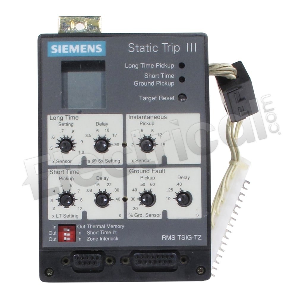 Siemens RMS-TSIG-TZ Trip Units And Programmers Circuit Breaker