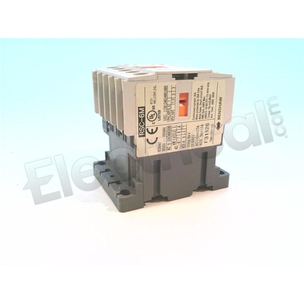 Regal Beloit RSC-6M-120V Contactor Motor Control
