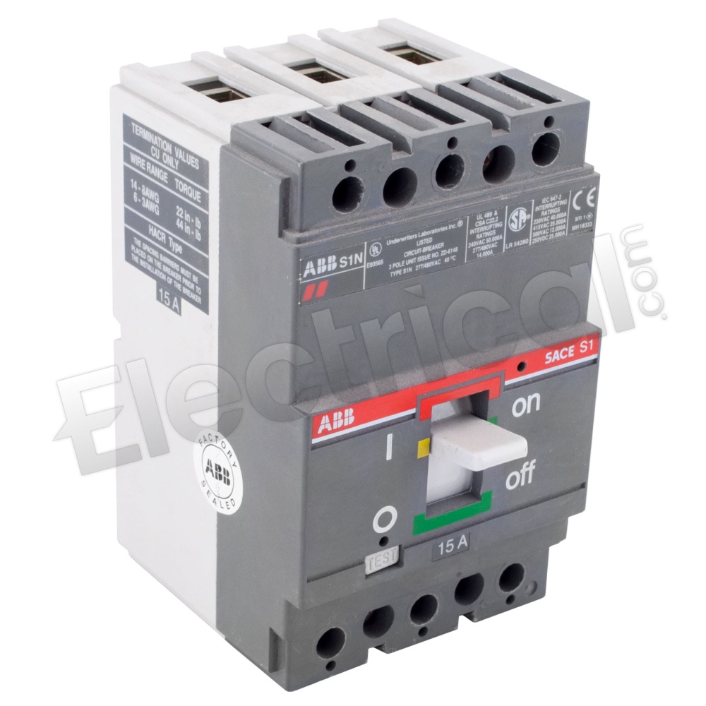 ABB S1N-3P-80A Molded Case Circuit Breaker