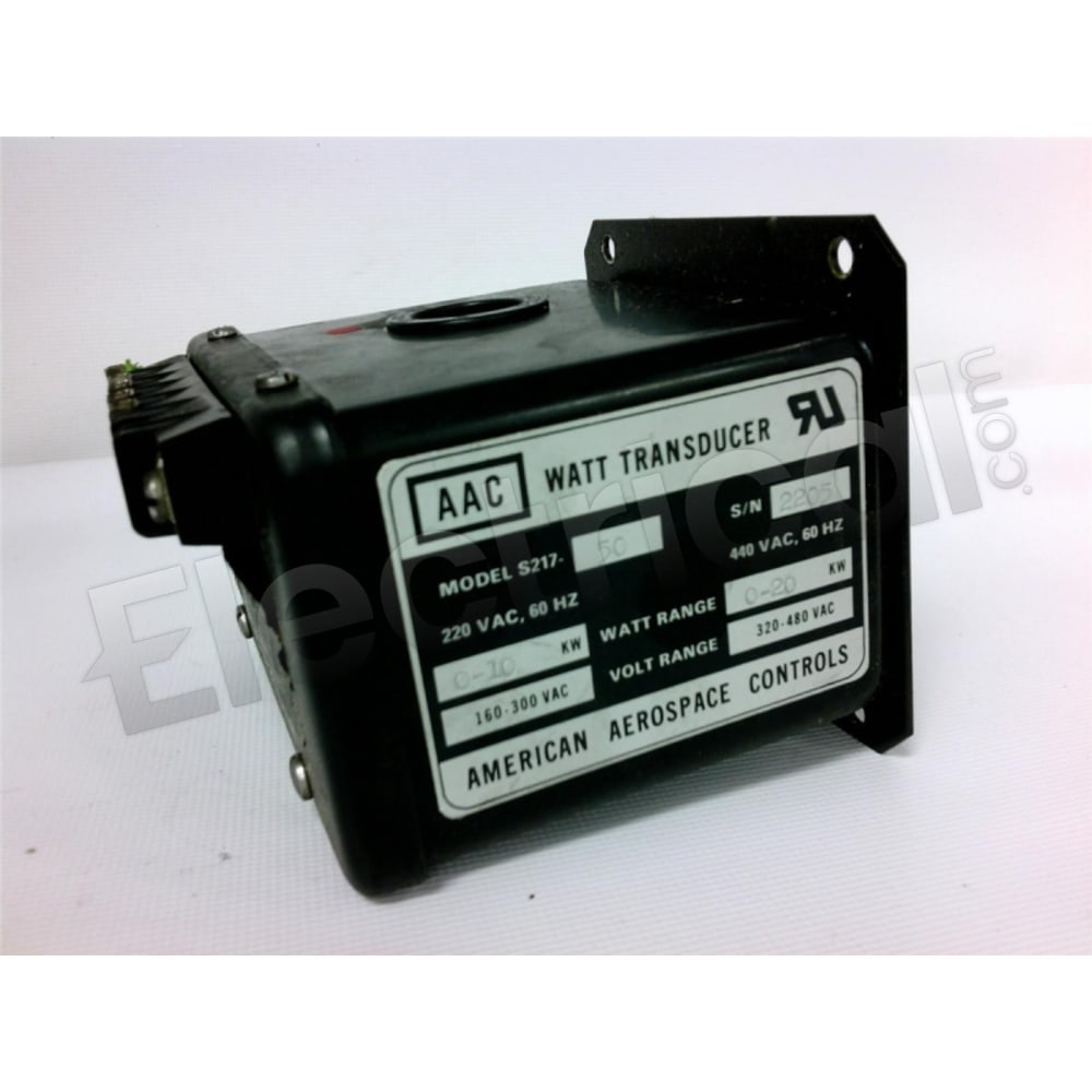 Aac American Aerospace Controls S217-50 Sensor Automation