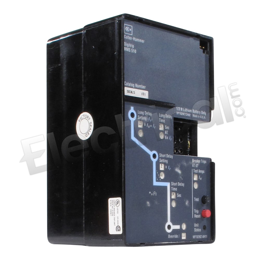 Cutler Hammer S53LS Trip Units And Programmers Circuit Breaker