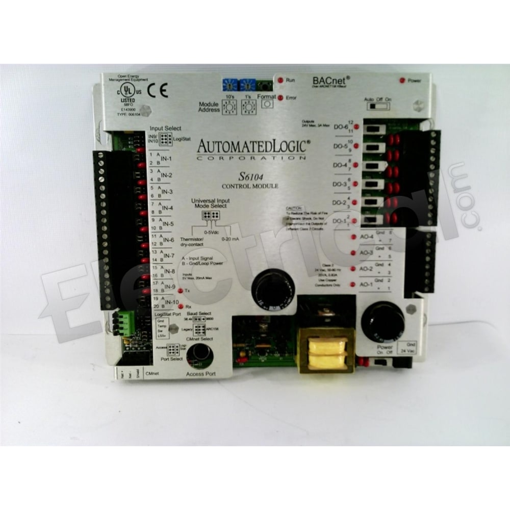 Automated Logic S6104 HVAC Control System Board HVAC