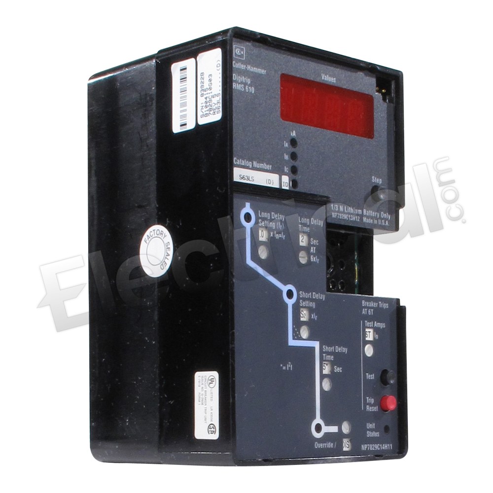 Cutler Hammer S63LS Trip Units And Programmers Circuit Breaker