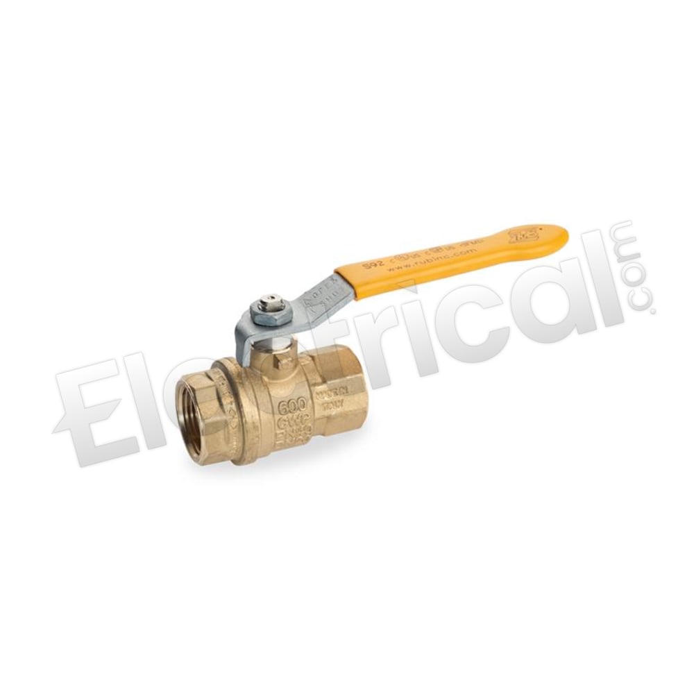 Rub Inc S92E41 Ball Valve Valve