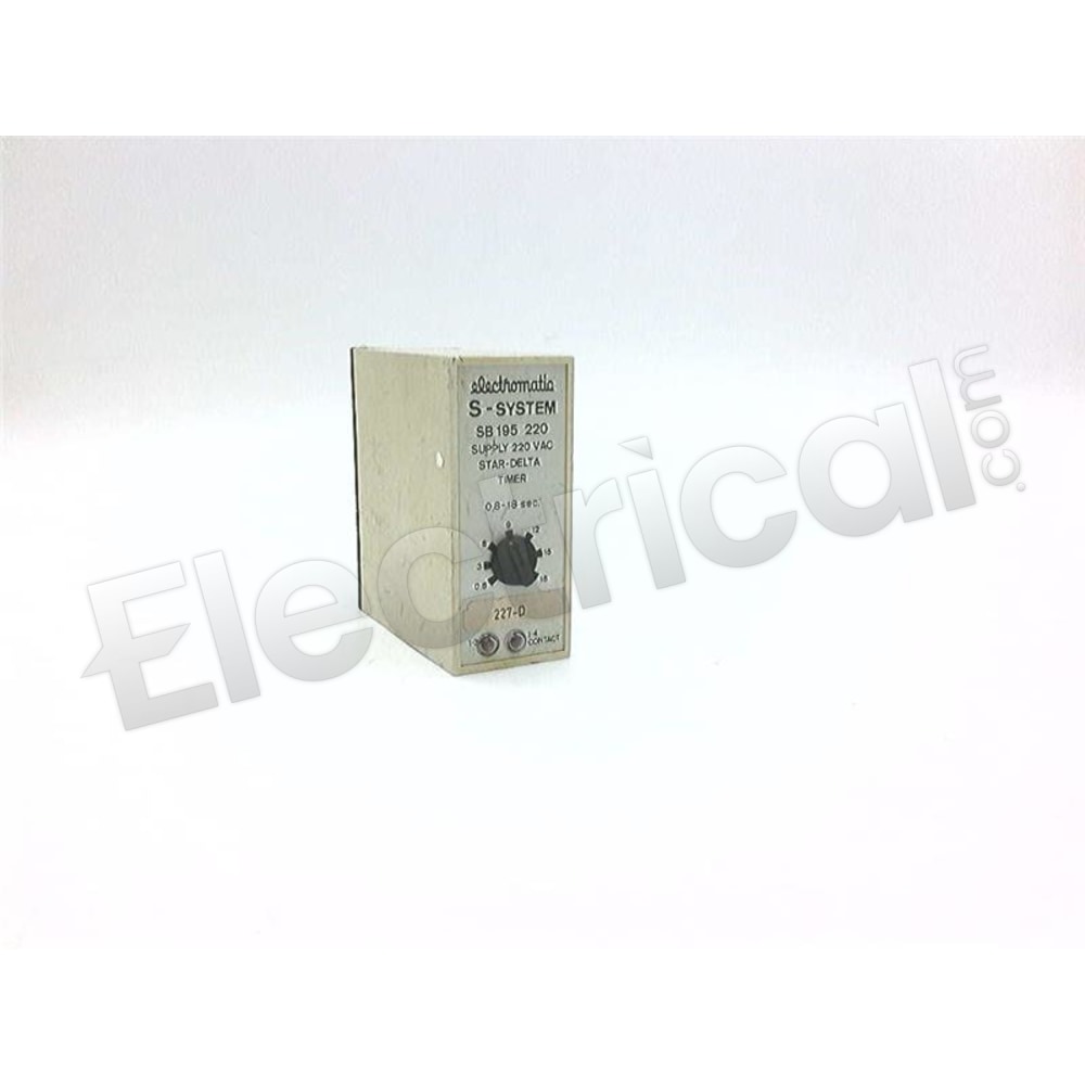 Carlo Gavazzi SB-195-220-0.8-18S Timer & Counter Automation