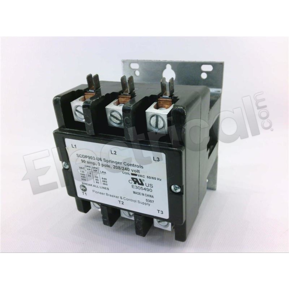 Springer Controls SCDP903-U6 Contactor Motor Control