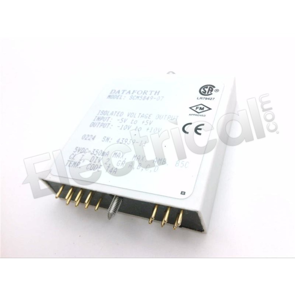 Dataforth SCM5B49-07 Signal Conditioner/Transmitter Automation