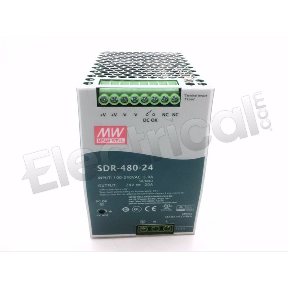 SDR-480-24 Mean Well Power Supply Power Supply