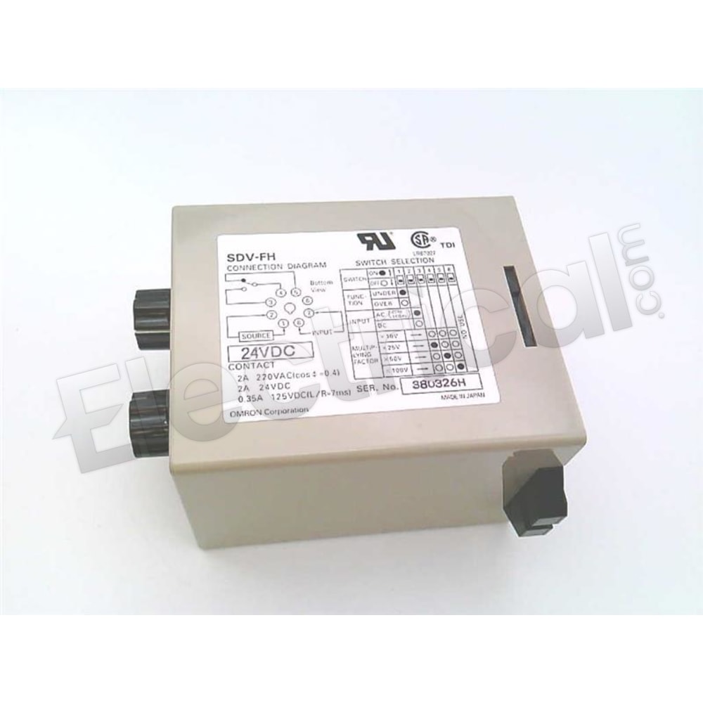 Omron SDV-FH2 DC24 Voltage/Phase Monitor Relay