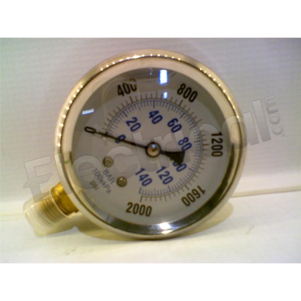 Metal Work Pneumatic SEC201L2540 Pressure Gauge Automation