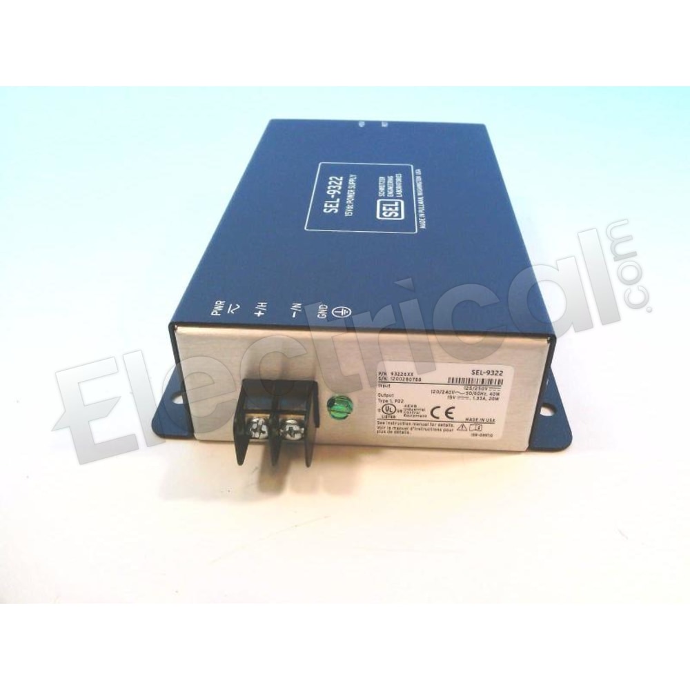 Schweitzer Engineering SEL-9322-6XX Power Supply Power Supply