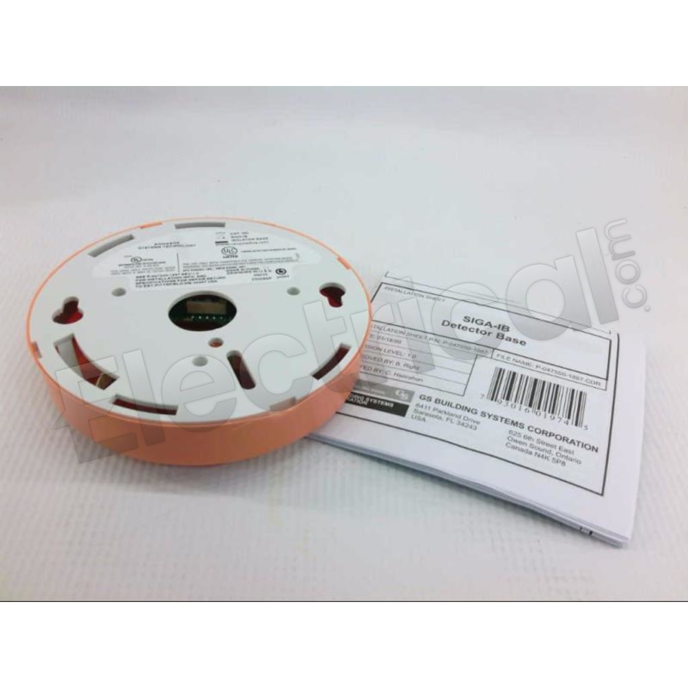 Utc Fire & Security Company SIGA-IB Safety Accessory Safety Systems