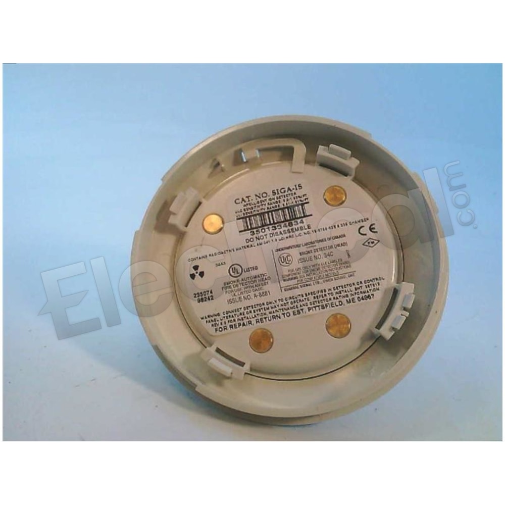 SIGA-IS Utc Fire & Security Company Smoke Detector Fire Safety