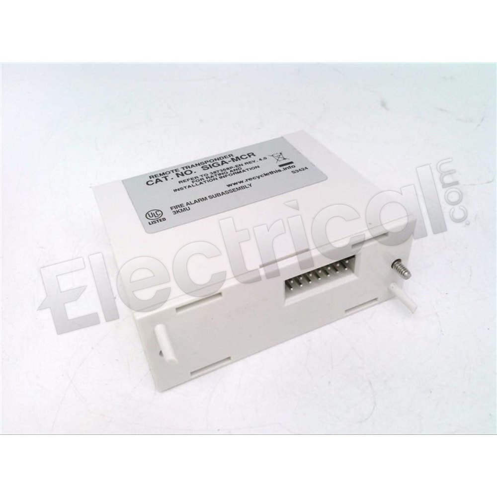 Utc Fire & Security Company SIGA-MCR Safety Relay Relay