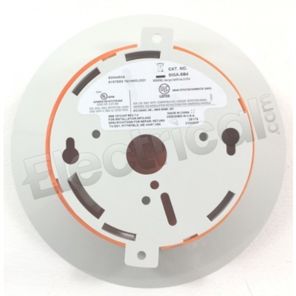 Utc Fire & Security Company SIGA-SB4 Safety Accessory Safety Systems