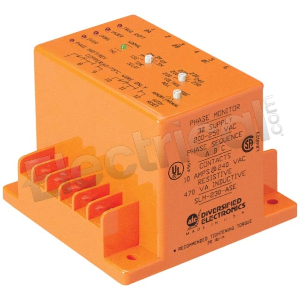 SLM-230-ASE Marsh Bellofram Phase/Voltage Loss Relay Relay