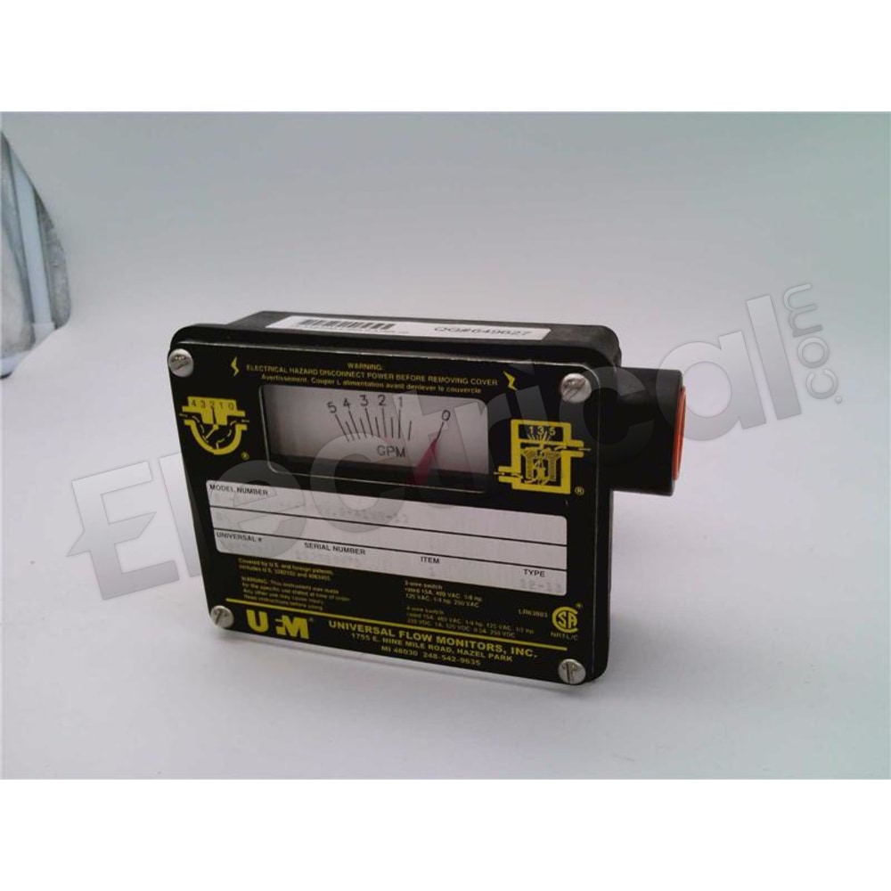SN-ASB5GM-4-385V.9-A1NR-1D Universal Flow Monitors Sensor Automation