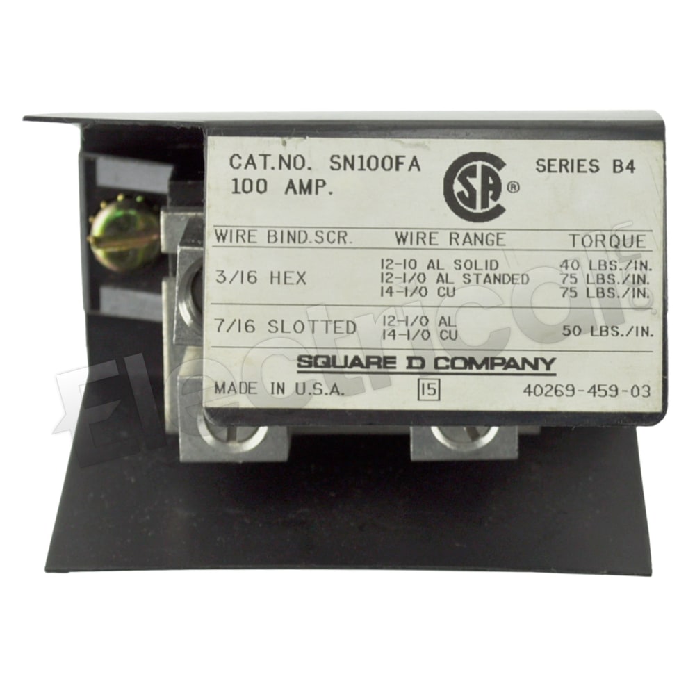 Square D SN400LA Part And Accessory Circuit Breaker