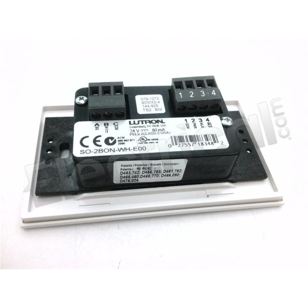 Lutron SO-2BON-WH-E00 Electrical Accessory Electrical Product
