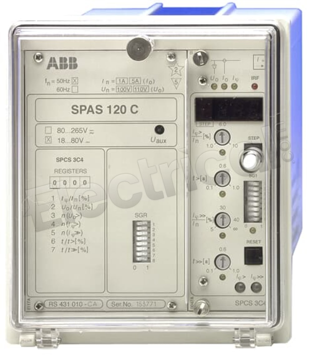 ABB SPAS-120-C Ground Fault Relay Relay