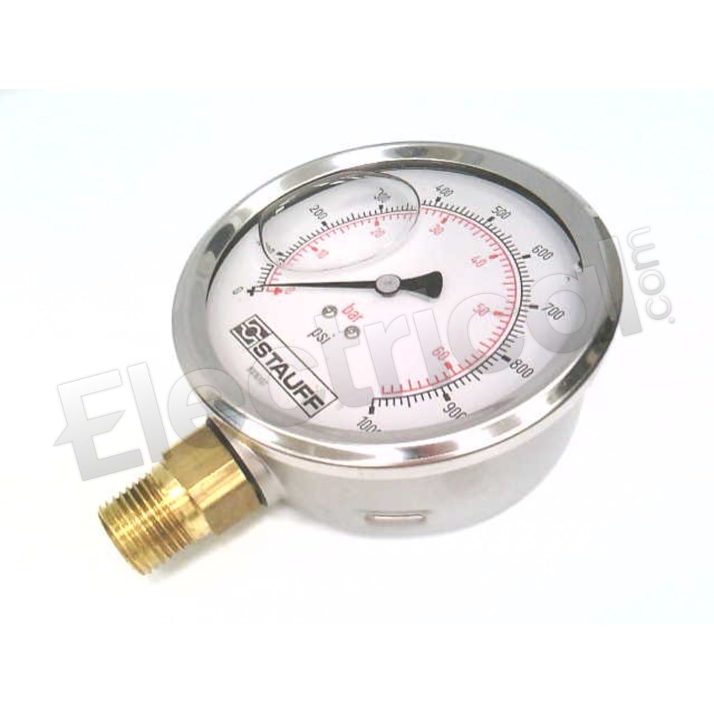 SPG-100-01000-05-S-N08 Stauff Hydraulic Pressure Regulator & Gauge ...