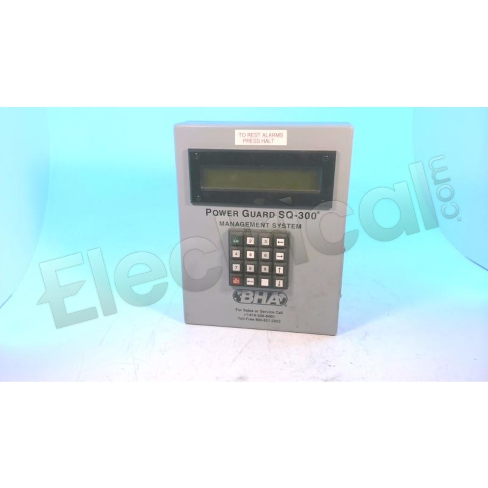 Clarcor Inc SQ-300 MANAGEMENT SYSTEM Voltage Regulator Automation