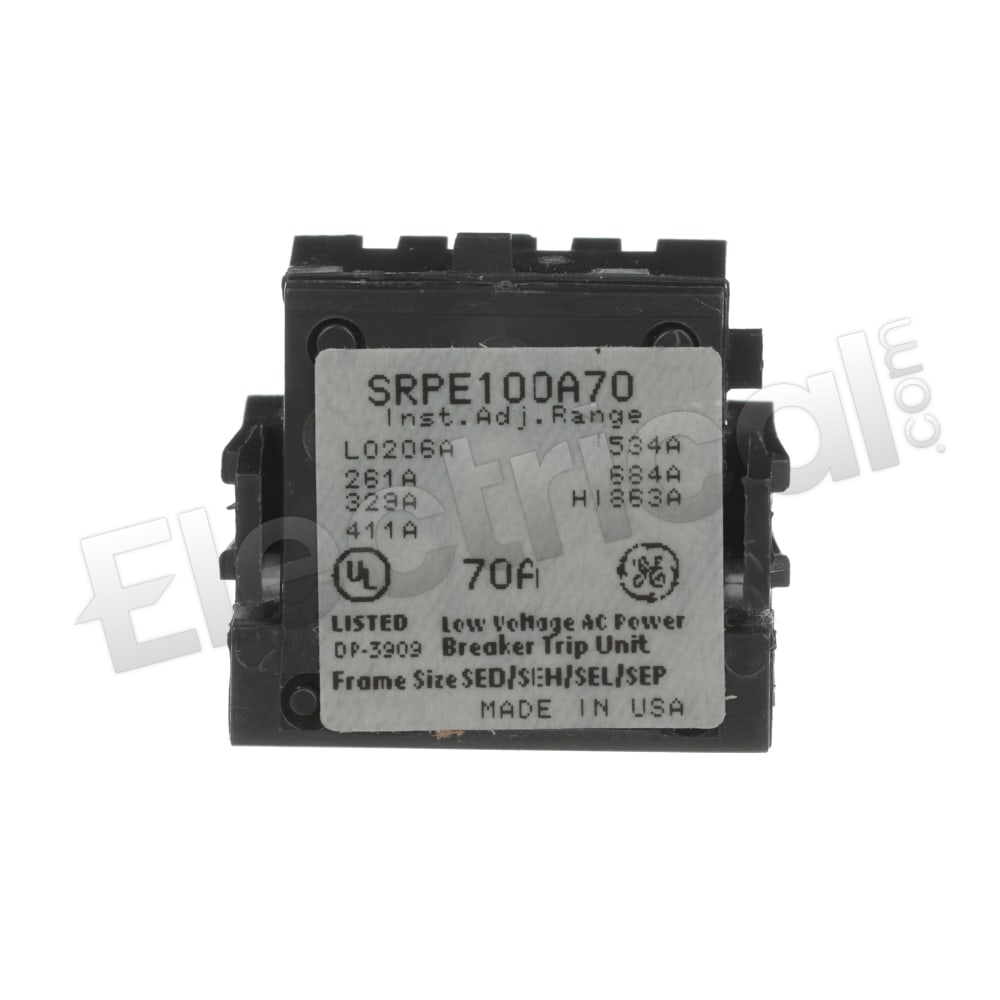General Electric SRPE100A70 Rating Plug Circuit Breaker