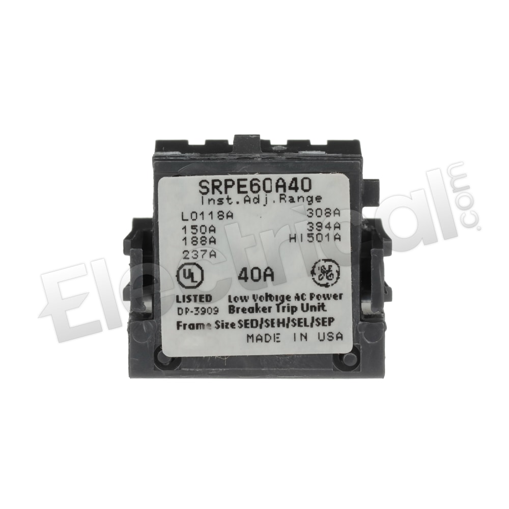 General Electric SRPE60A40 (SRPE60A40-OEM) Rating Plug Circuit Breaker
