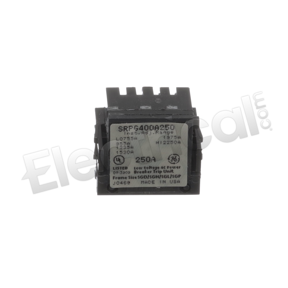 General Electric SRPG400A250 Trip Units And Programmers Circuit Breaker