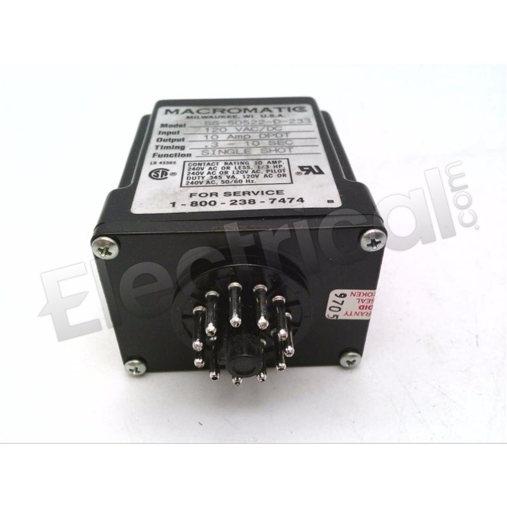 Macromatic SS-50522-D-233 Automation Relay Automation