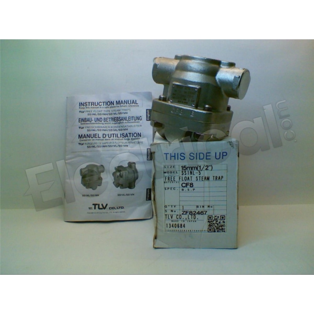 Tlv Manufacturing SS1NL-5 Steam Trap HVAC