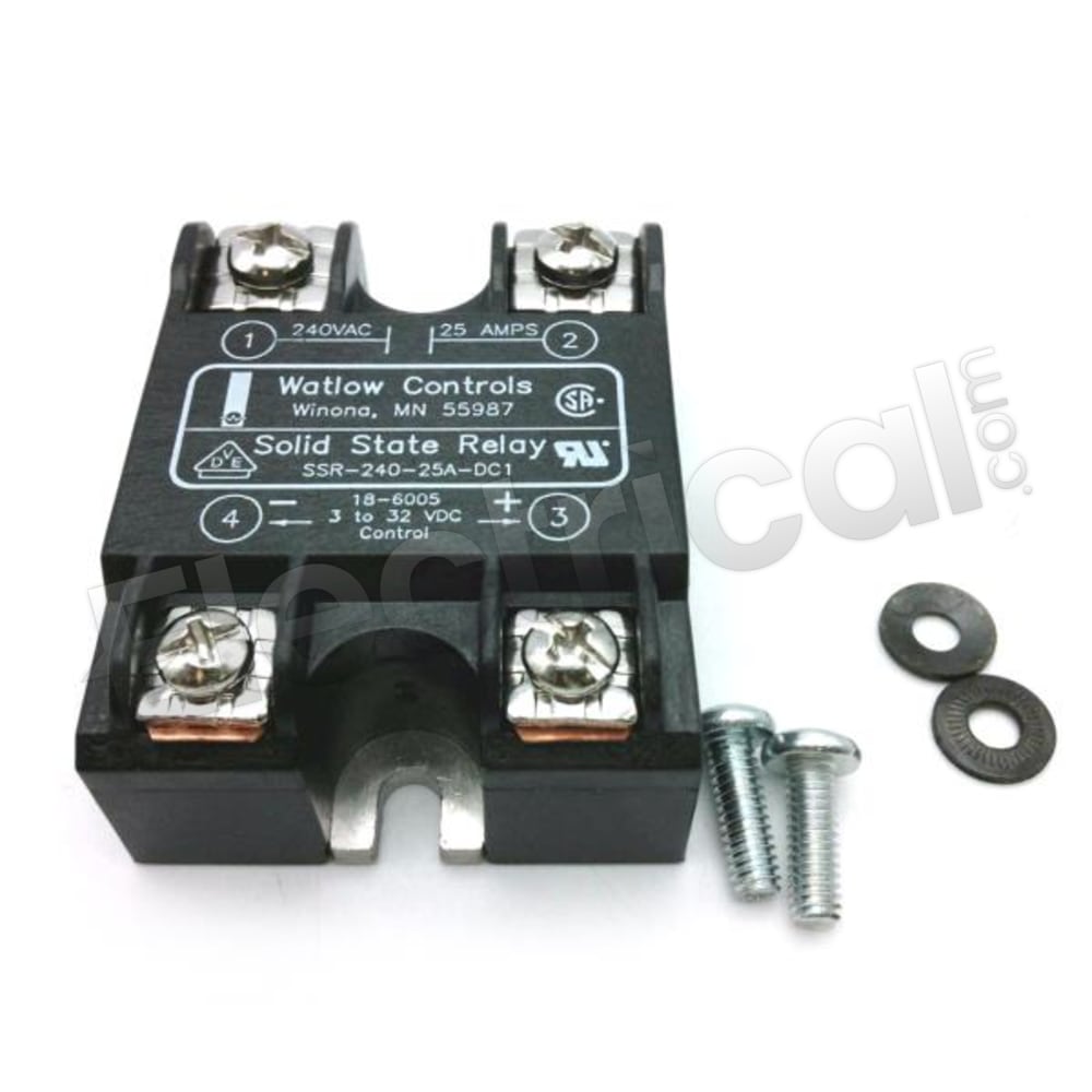 Watlow SSR-240-25A-DC1 Overload Relay Motor Control