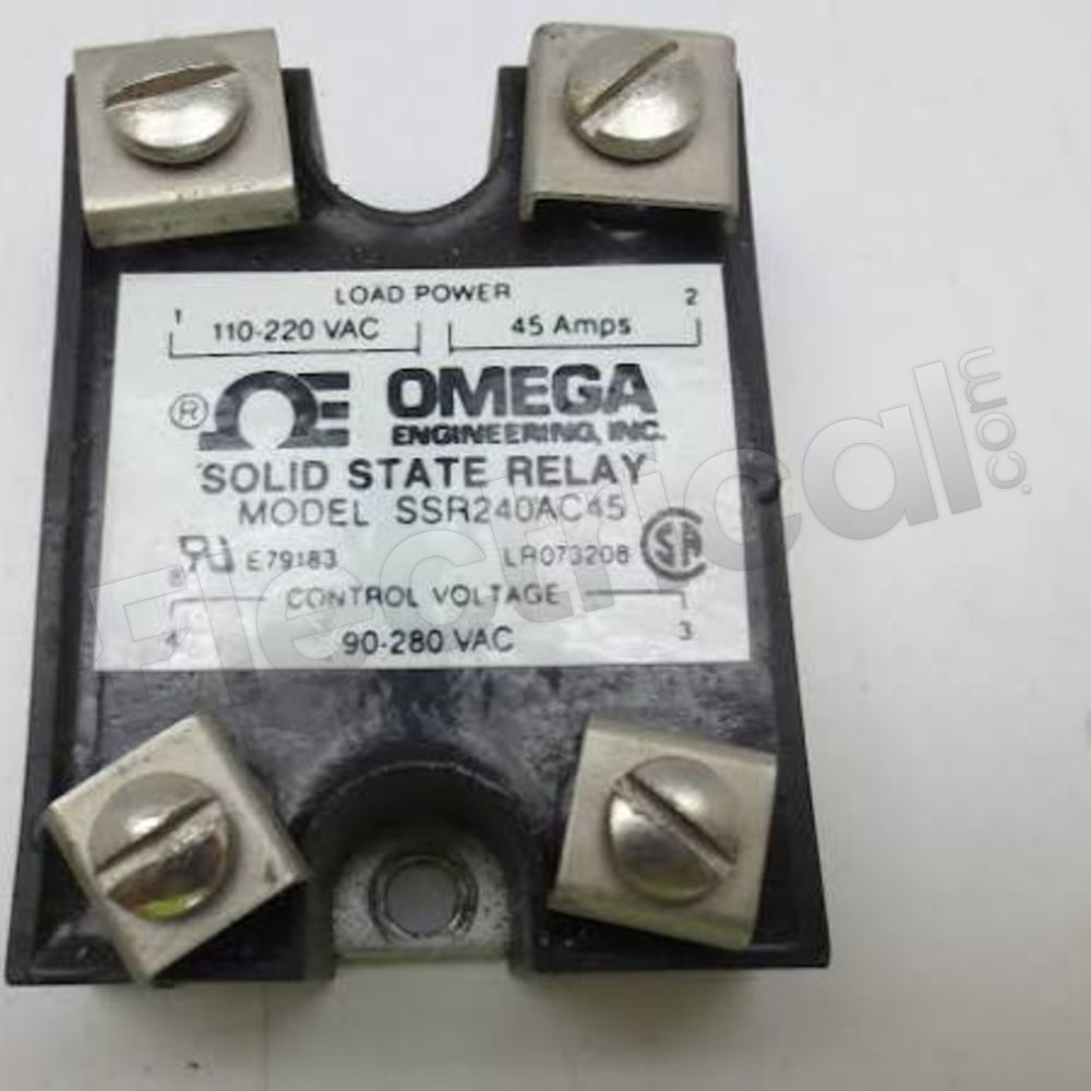 Omega Engineering SSR240AC45 Overload Relay Motor Control
