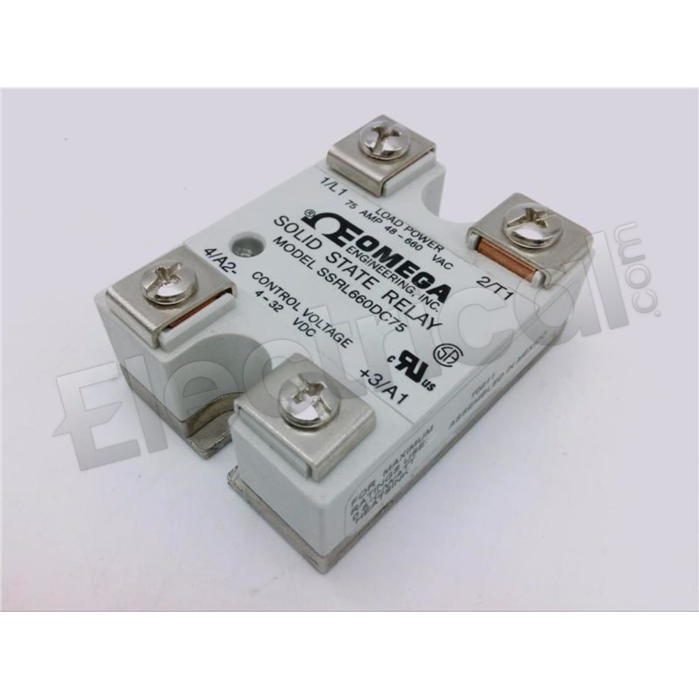 Omega Engineering SSRL660DC75 Overload Relay Motor Control