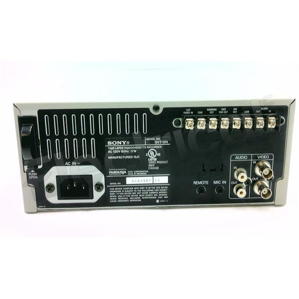 Sony SVT-124 Audio Visual Control Module Audio Visual