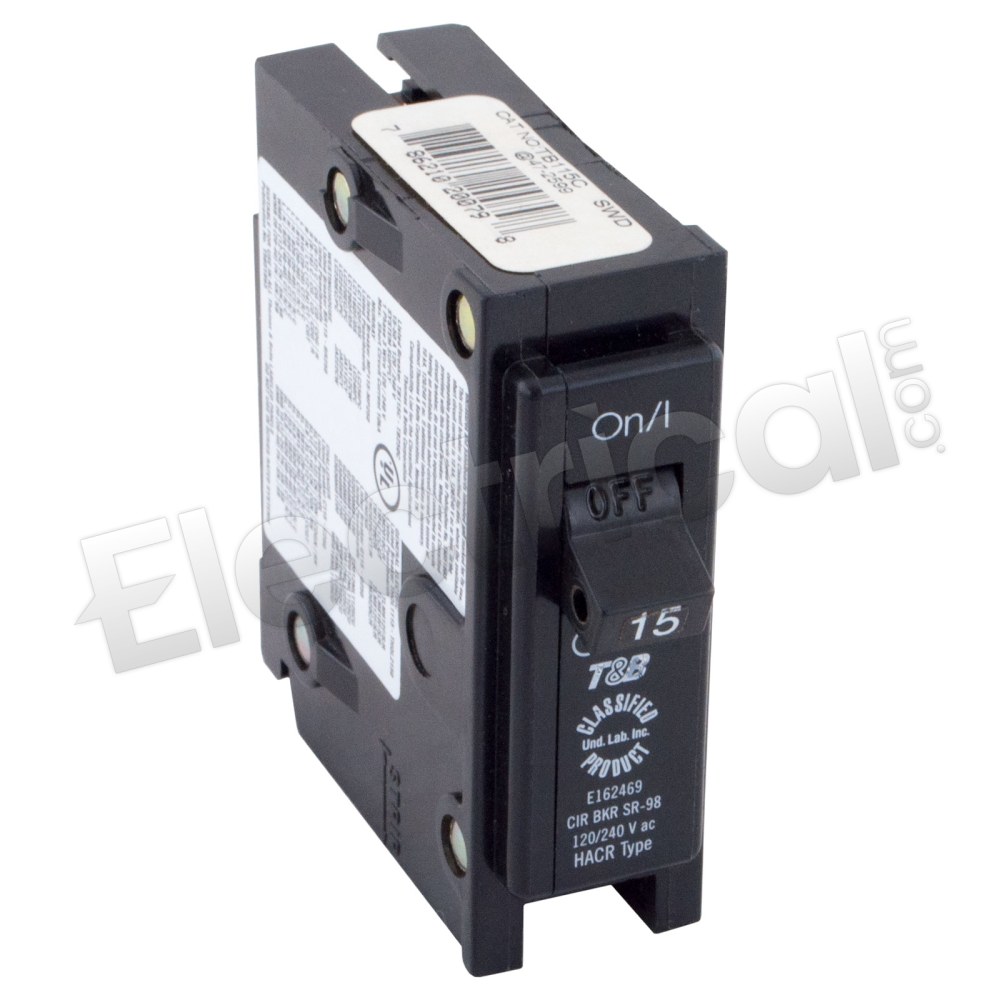 TB120 Thomas & Betts 20A 1P TB Series Molded Case Circuit Breaker
