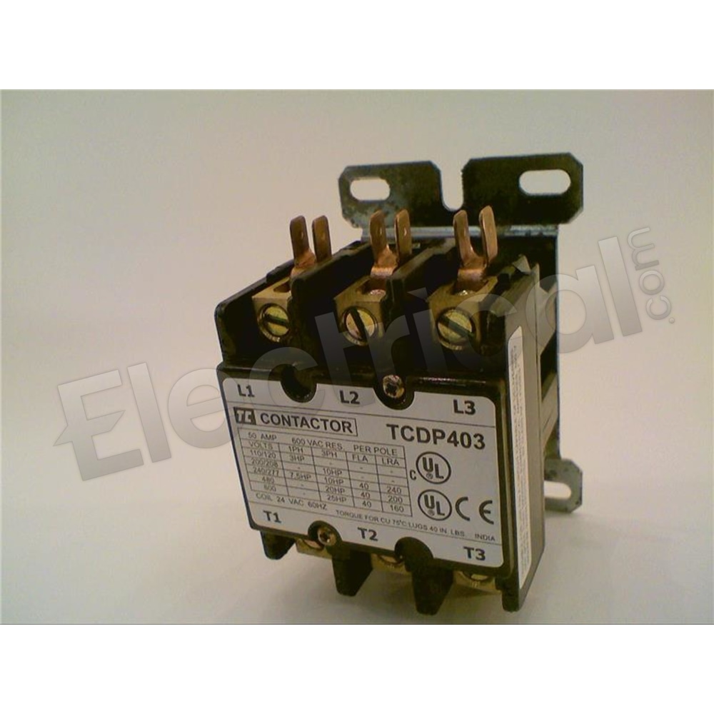 Shamrock TCDP403-B6 Contactor Motor Control