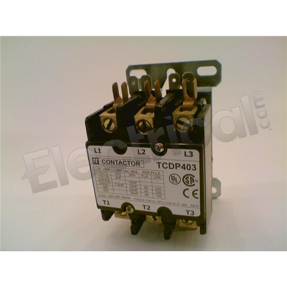 Shamrock TCDP403-G6 Contactor Motor Control