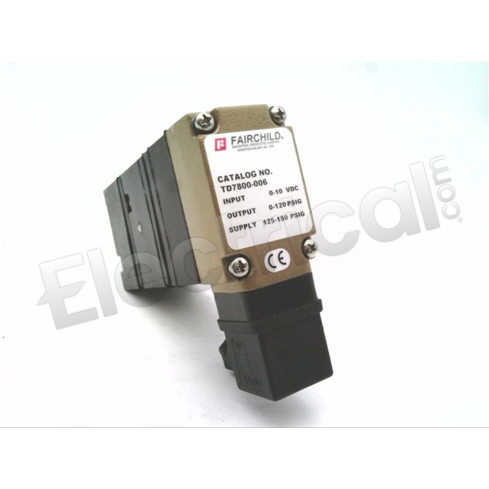 Fairchild Industrial Prod TD7800-006 Transducer Pneumatic