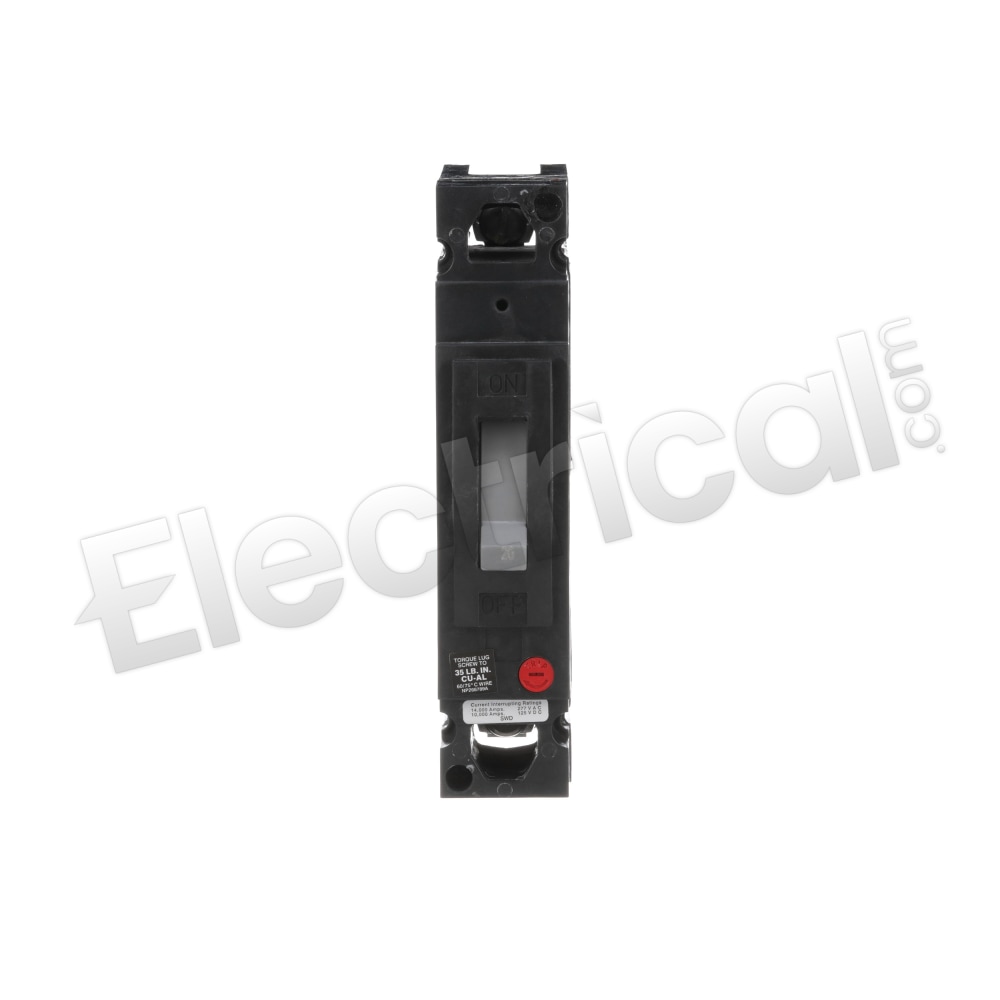 TED113020 General Electric 20A 1P E150 Line Molded Case Circuit Breaker