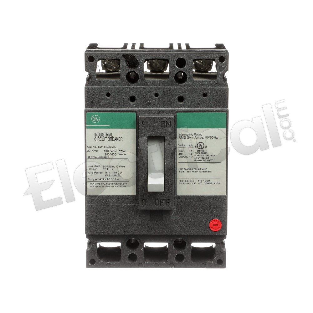 General Electric TED134020 Molded Case Circuit Breaker