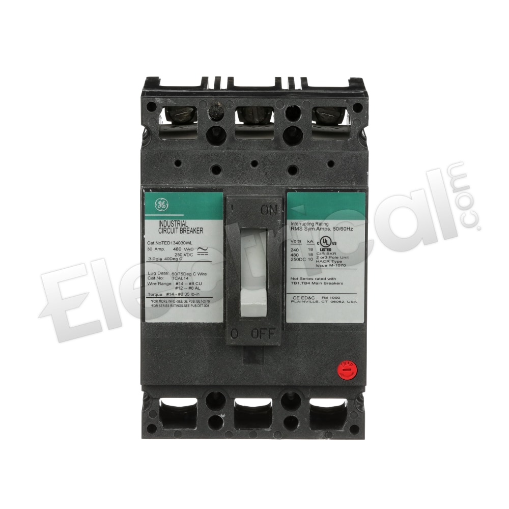 TED134030 General Electric A P E150 Line Molded Case Circuit Breaker