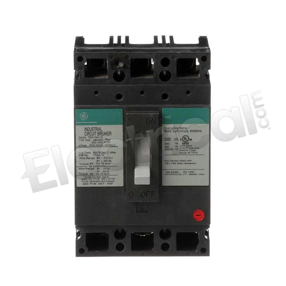 General Electric TED134110 Molded Case Circuit Breaker