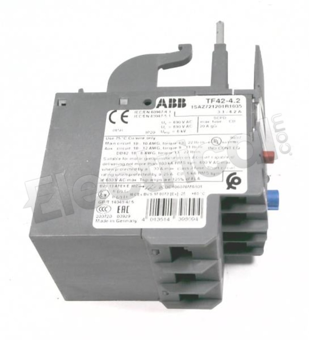 ABB TF42-4.2 Heater Element Motor Control
